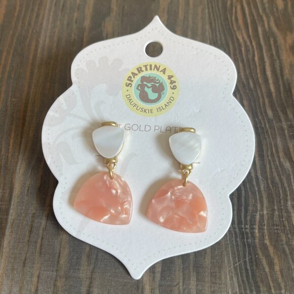 Jewelry | Spartina 449 Hamilton Earrings Blush Gold Nwt | Poshmark